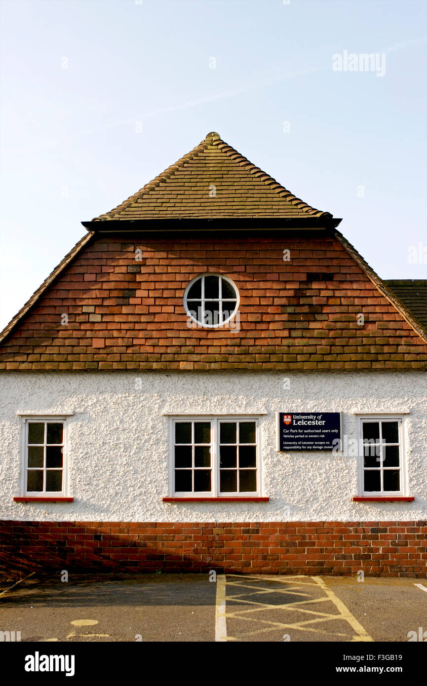 Brick wall building ; Leicester ; London ; England ; United Kingdom ...