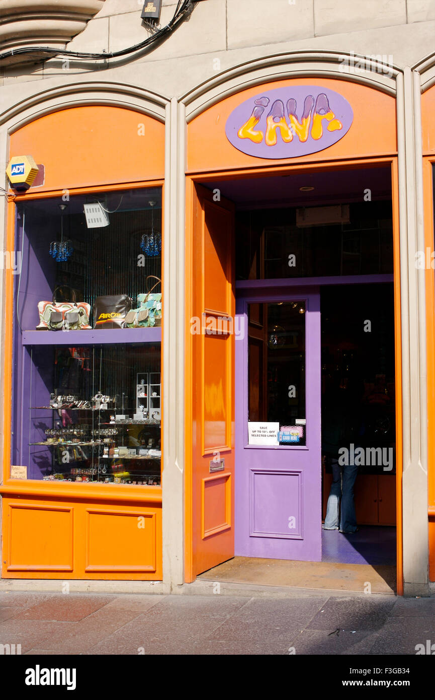LAVA store ; Scotland ; U.K. United Kingdom England Stock Photo - Alamy