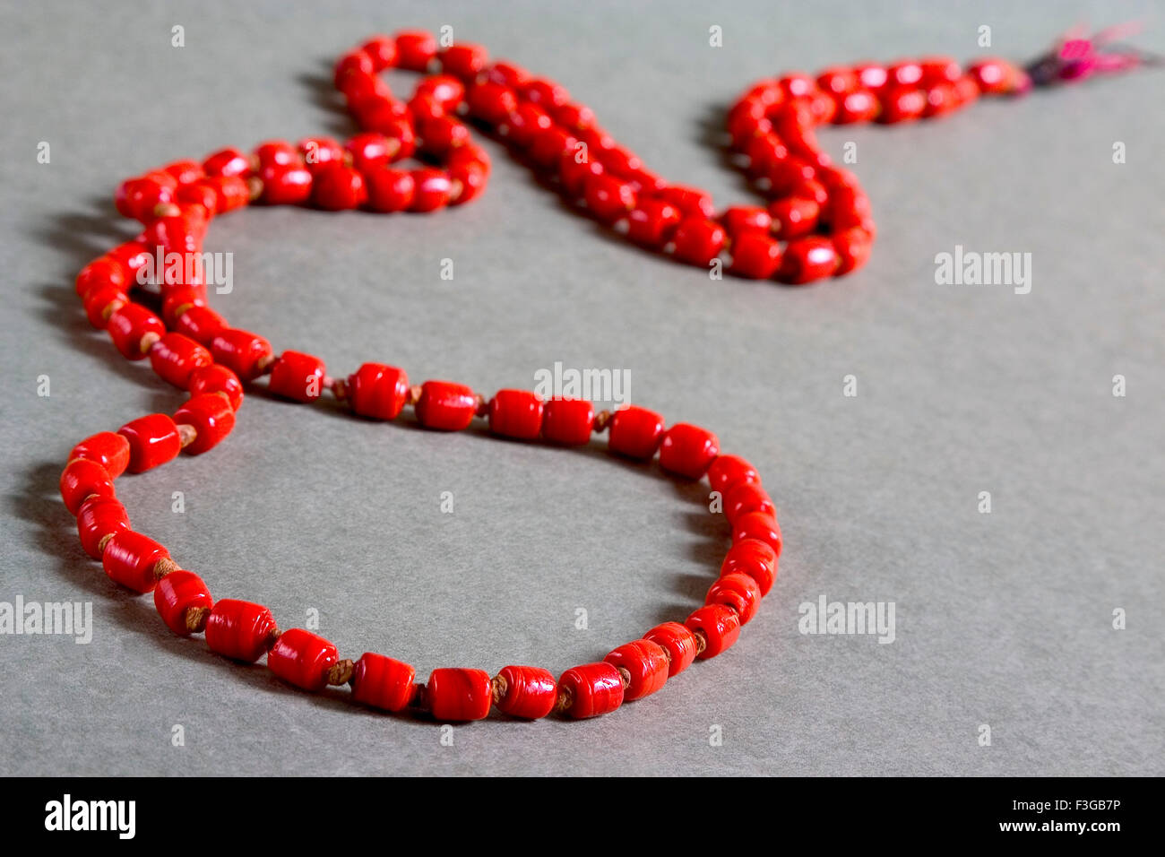 Gemstone moonga praval coral chanting prayer beads considered as holy ...