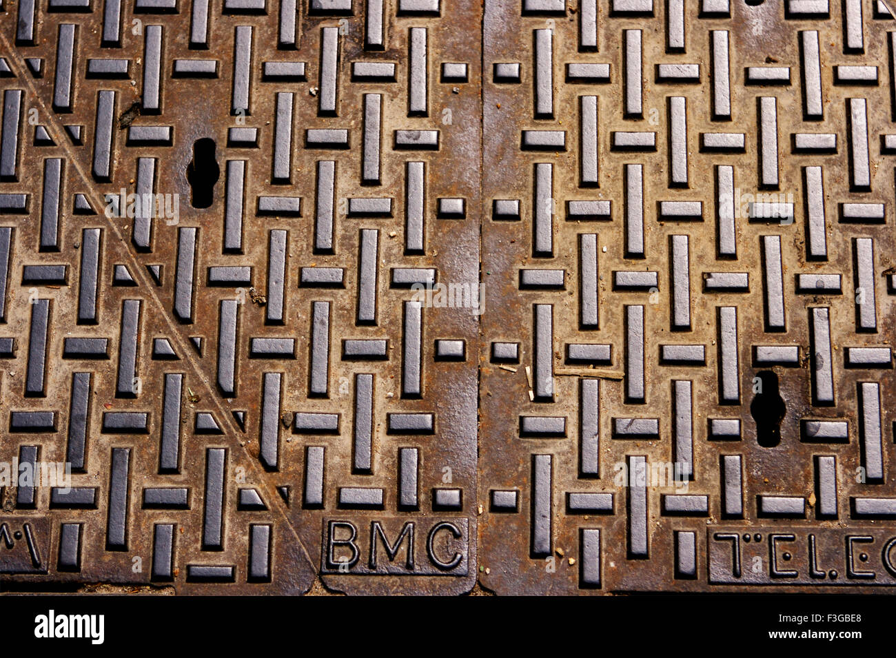 British Telecom manhole ; London ; U.K. United Kingdom England Stock ...