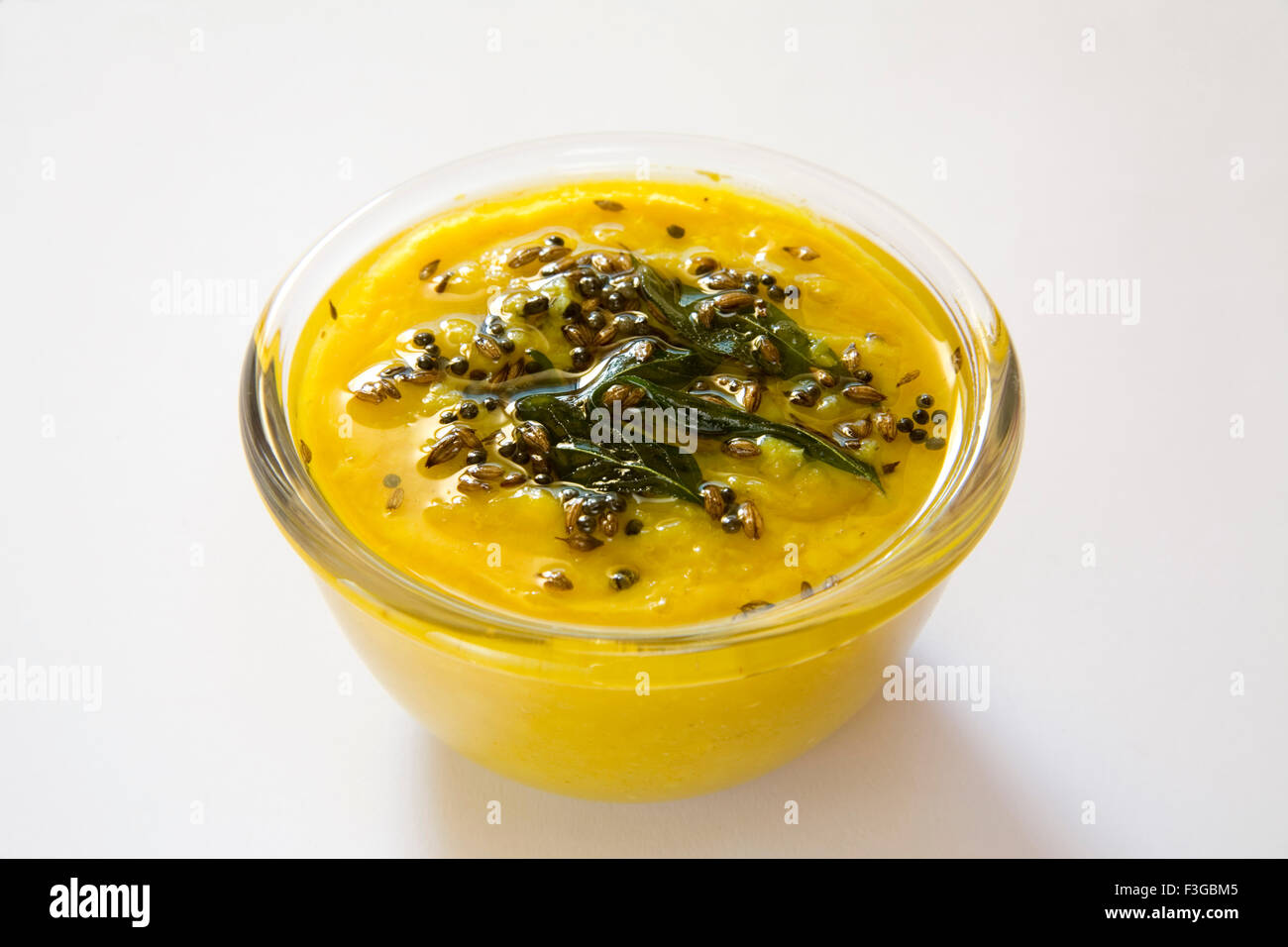 Indian cuisine fry or tadka moong dal mung beans phaseolus aureus ...