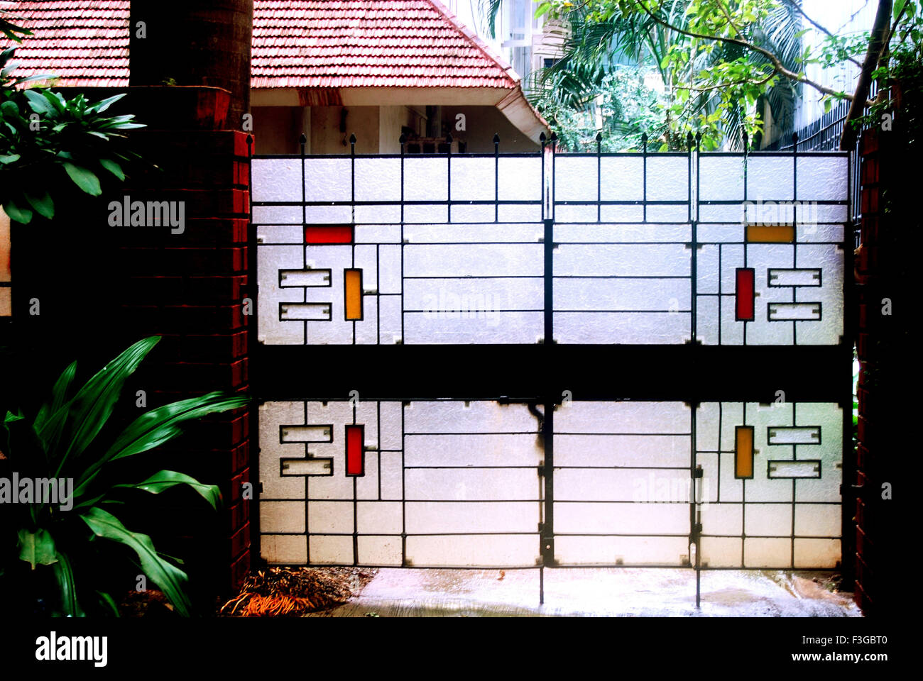 Main entrance security gate hi-res stock photography and images - Alamy