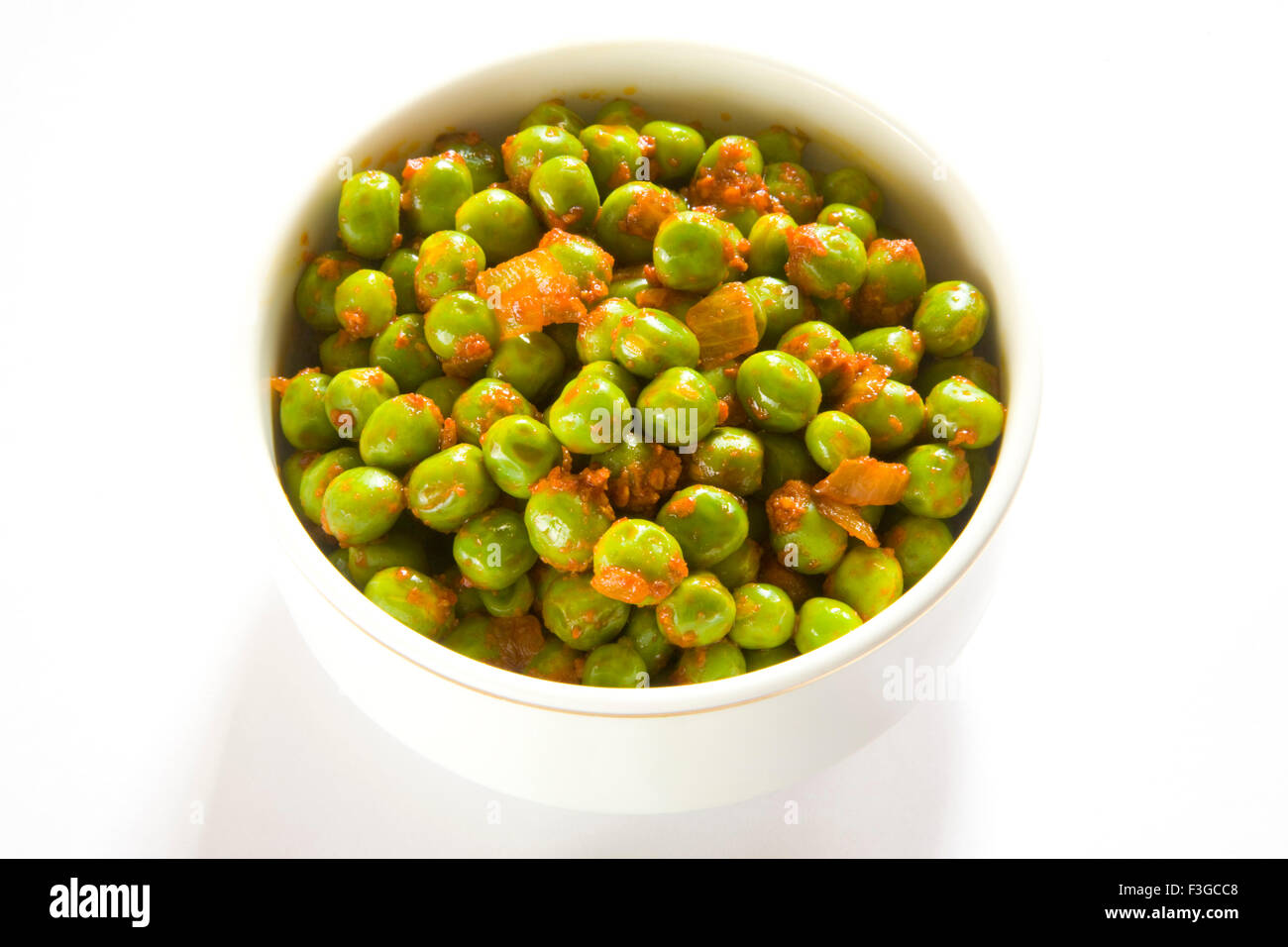 Vegetable green peas mutter Indian cuisine spicy breakfast or snack ...