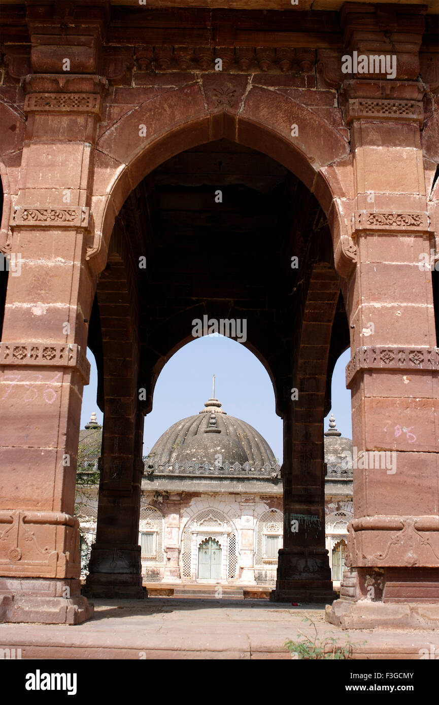 Ruins at muslim graveyard ; Kutch ; Gujarat ; India Stock Photo - Alamy
