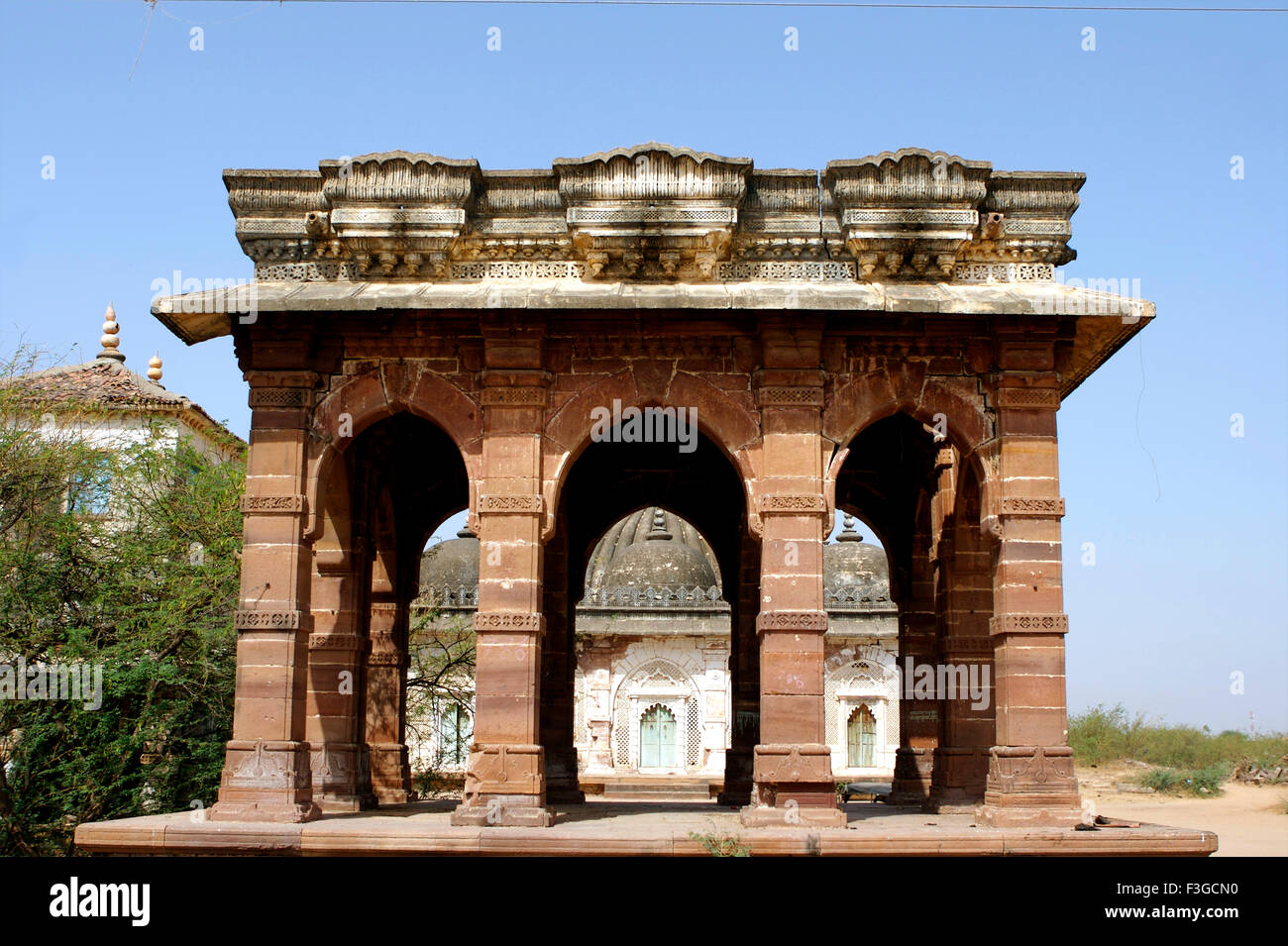 Ruins at muslim graveyard ; Kutch ; Gujarat ; India Stock Photo - Alamy