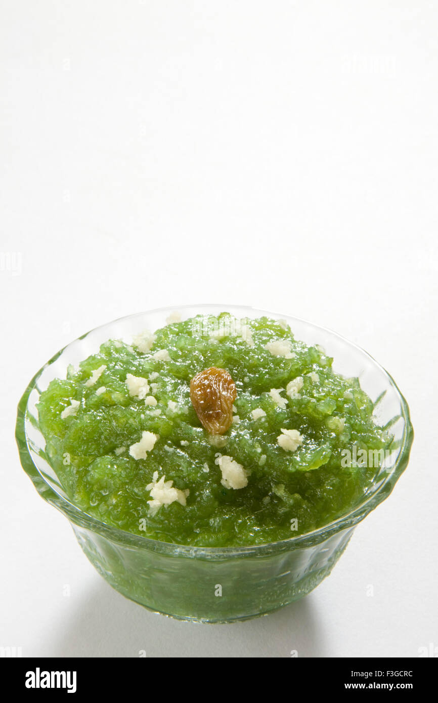 Indian food ; sweet dessert doodhi lauki ka halwa bottle gourd fudge ...