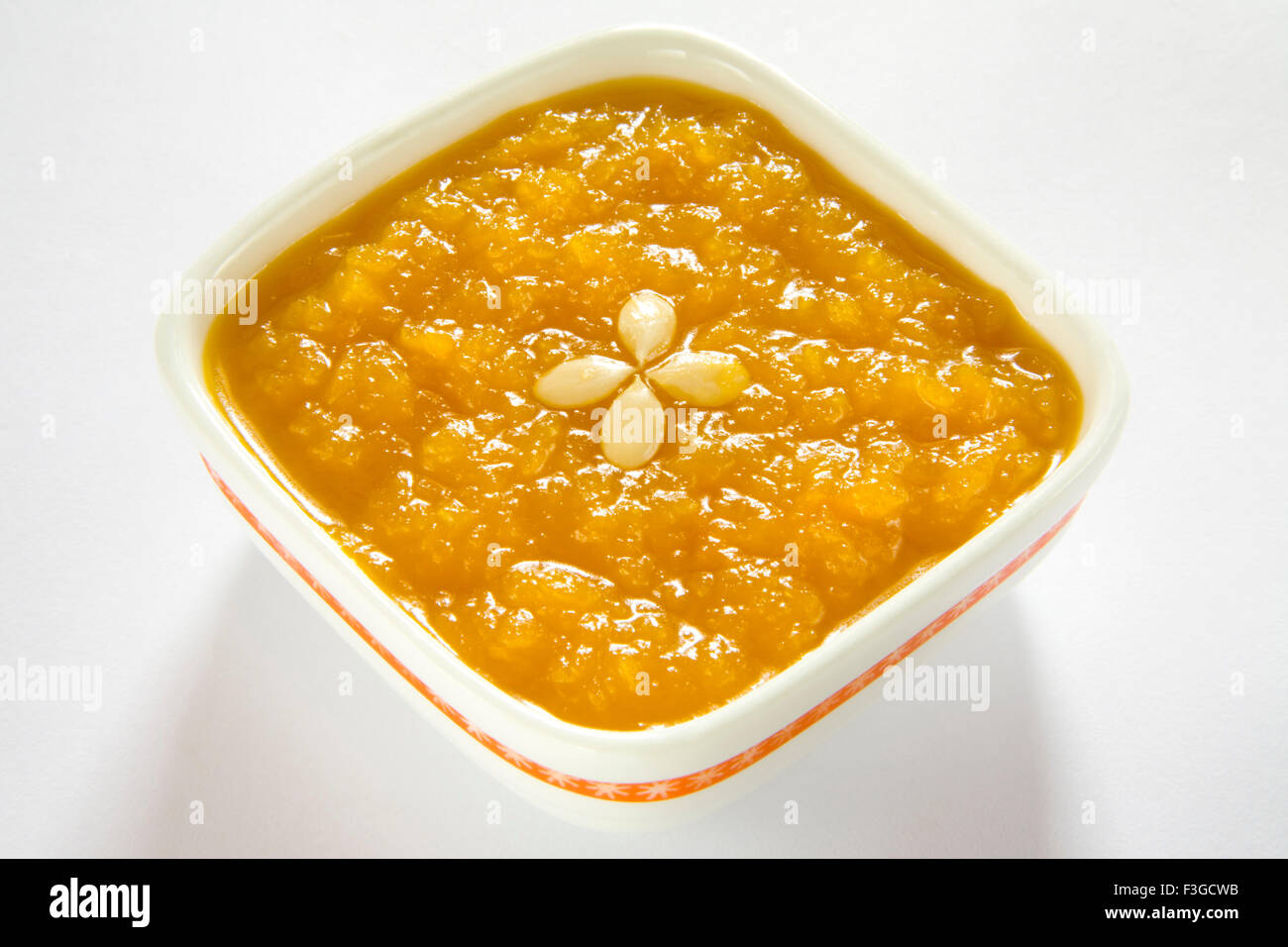 Indian food ; sweet dessert bhopla kaddu ka halwa vegetables pumpkin ...