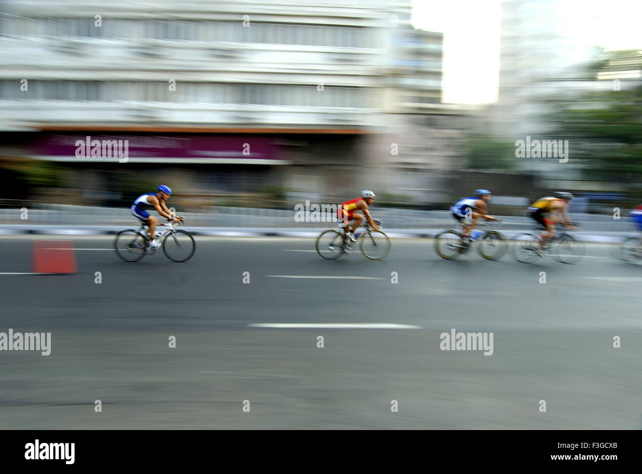 Cycle race, Bombay, Mumbai, Maharashtra, India, Asia Stock Photo - Alamy