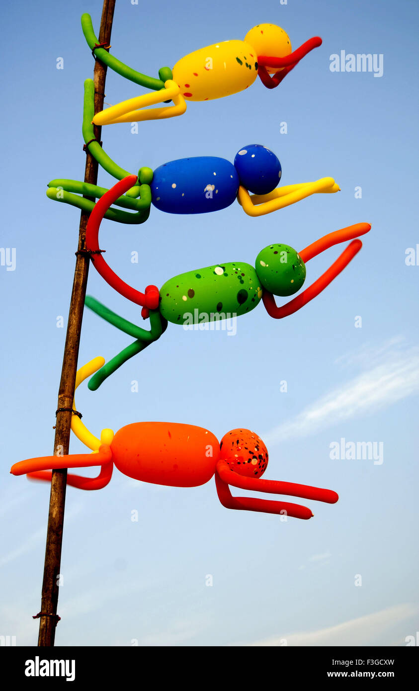 Colorful balloons monkey shape, India, Asia Stock Photo - Alamy