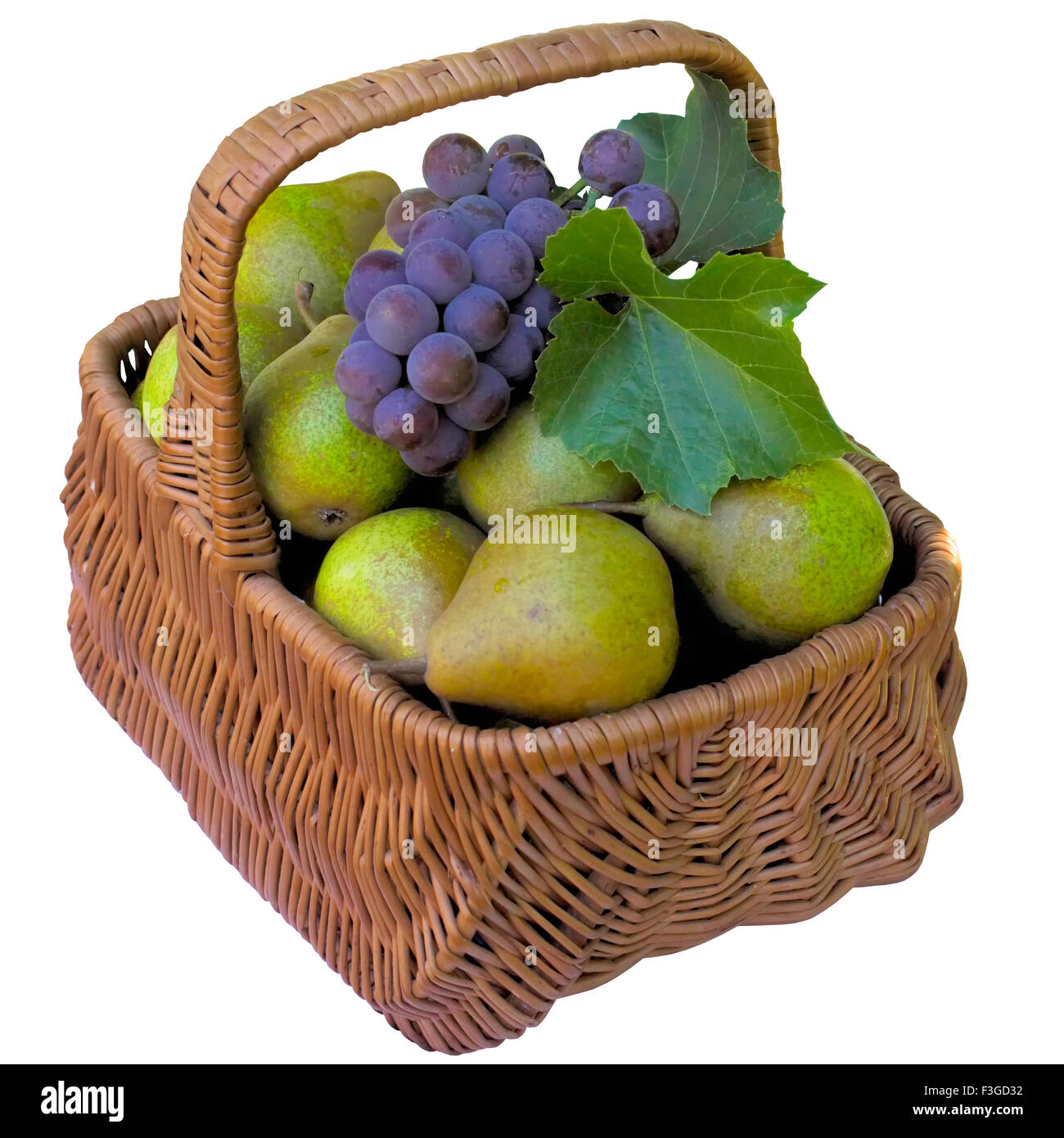 Grapes and pears Cut Out Stock Images & Pictures - Alamy