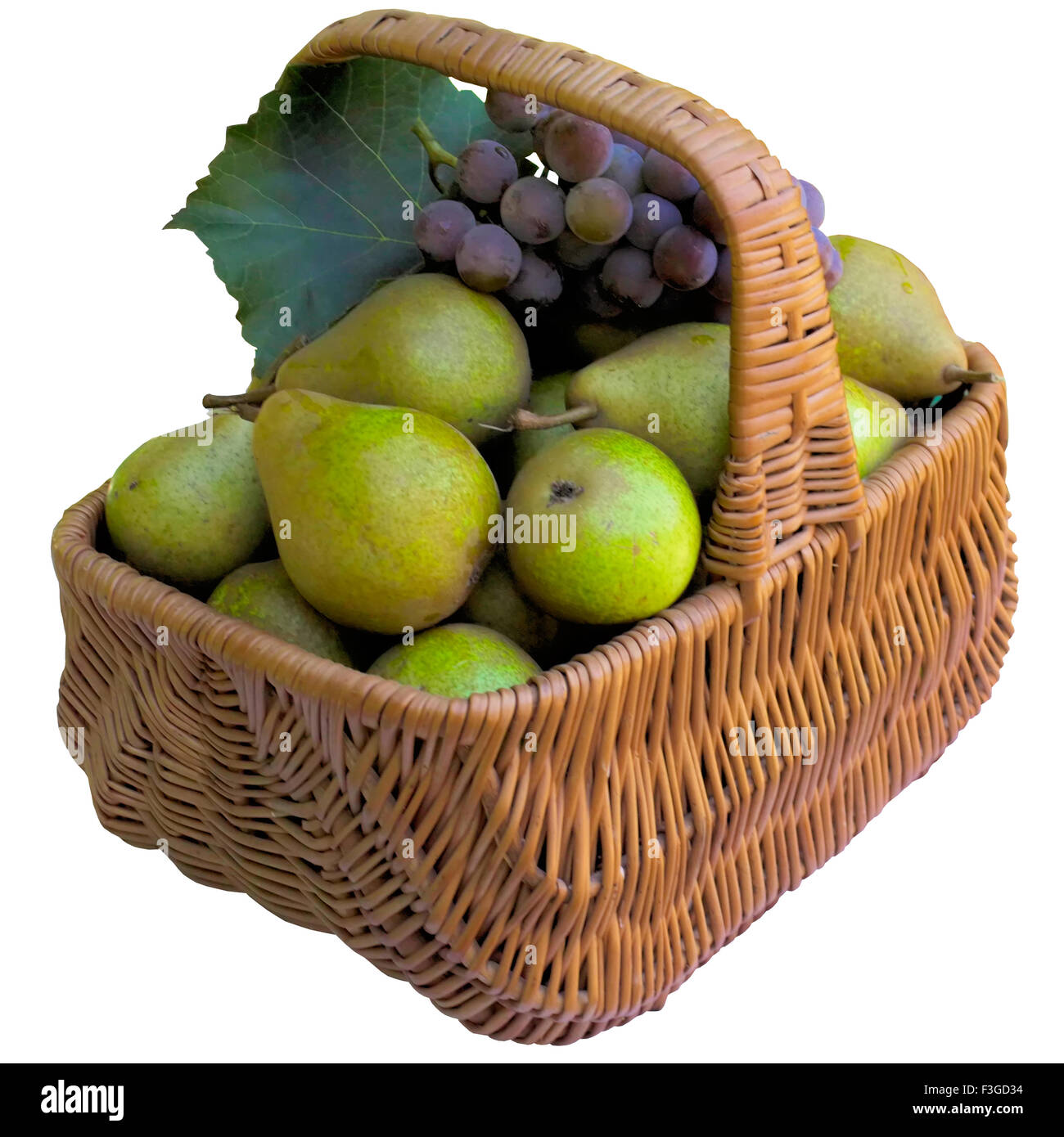Fruit, pears, basket, grapes, healthy, is fresher, food, sweet, eat ...