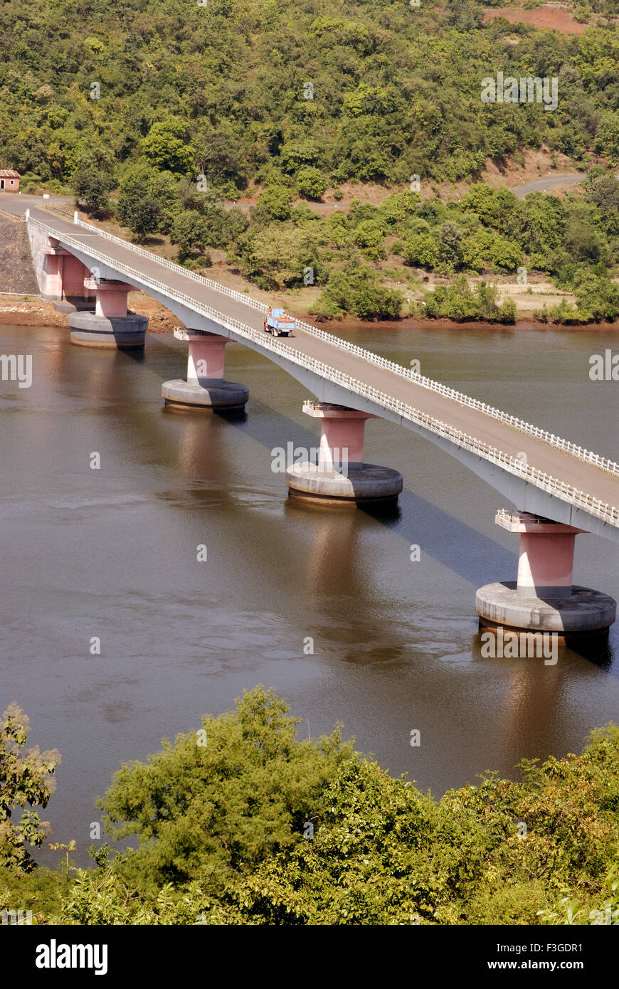 Bhatgaon bridge connecting Hedvi and Ganpatipule ; Dist Ratnagiri ...