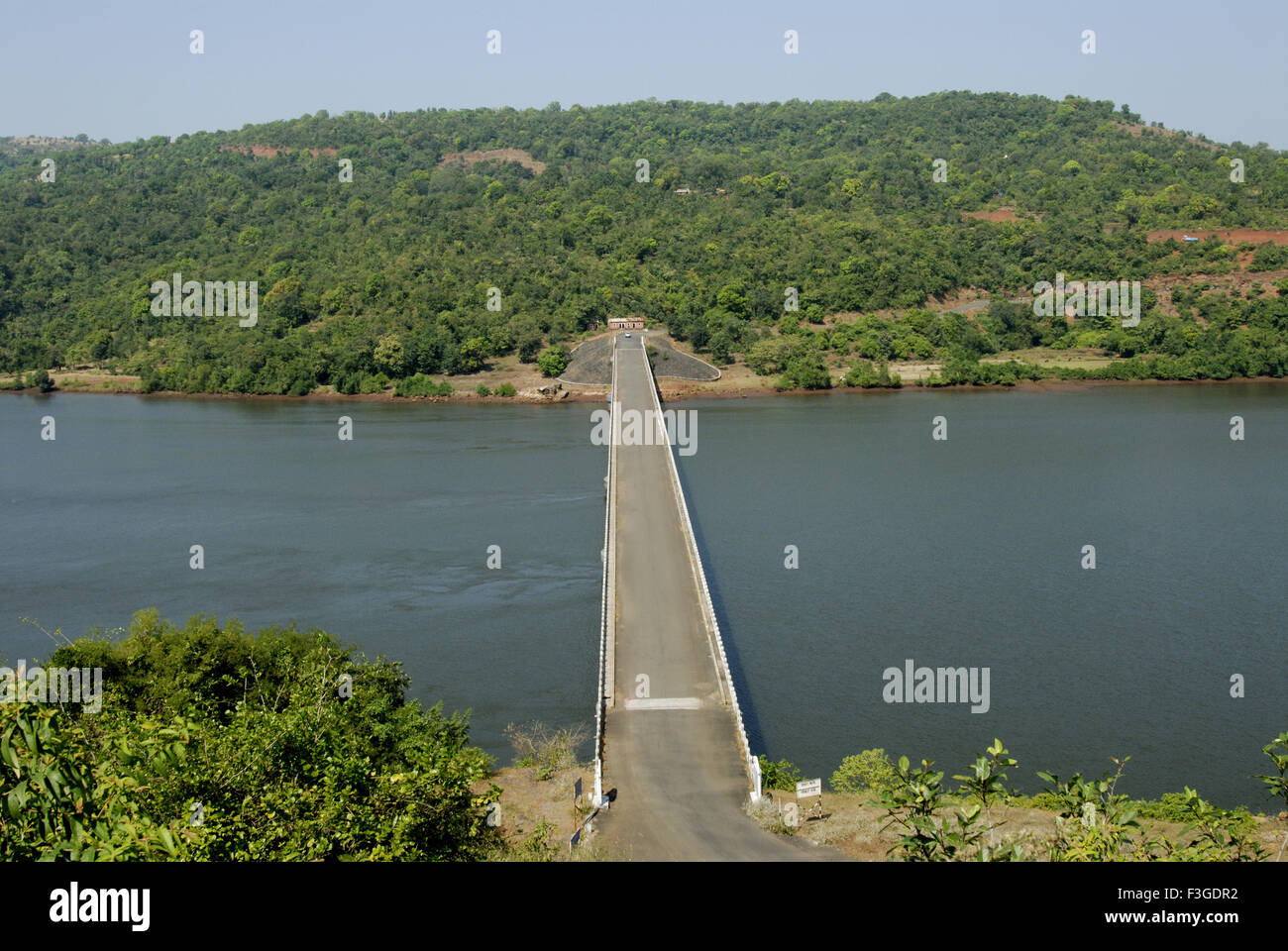 Bhatgaon bridge connecting Hedvi and Ganpatipule ; Dist Ratnagiri ...