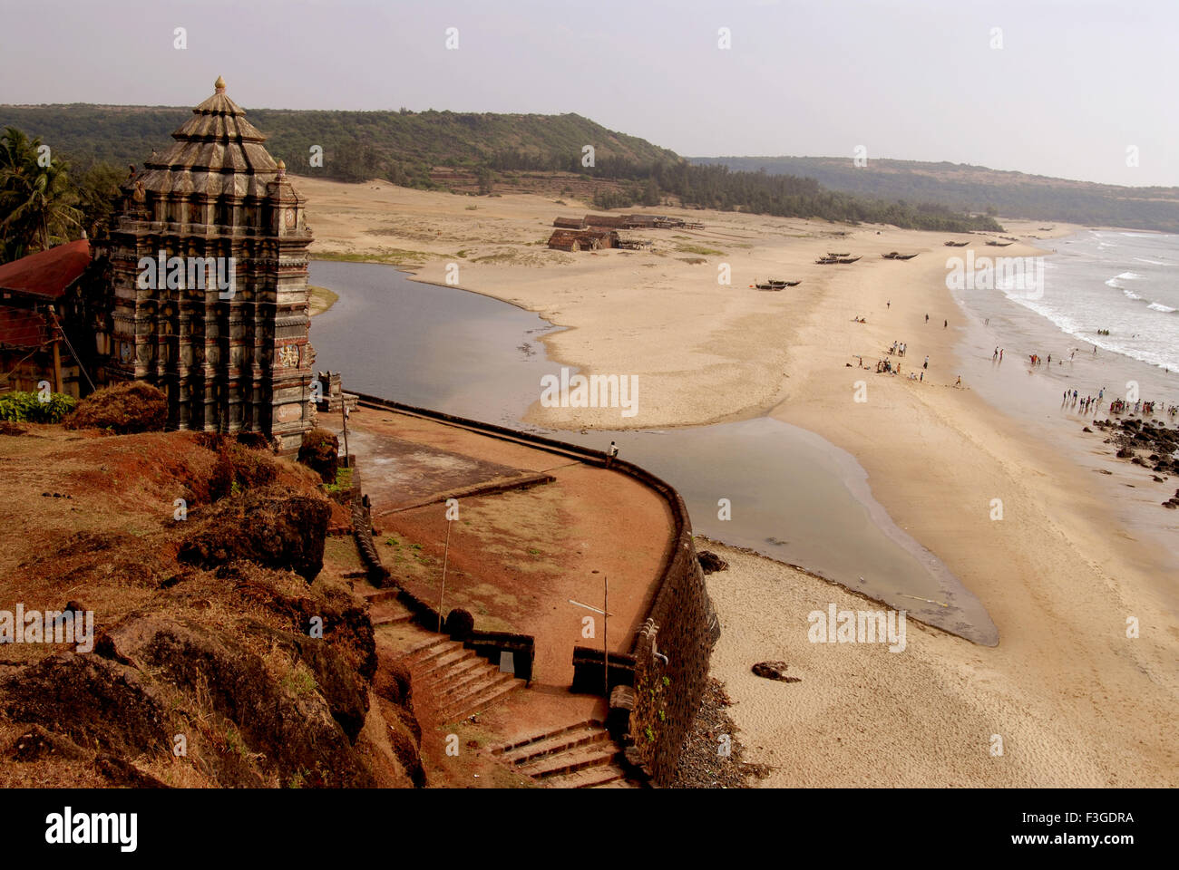Lord Shiva temple near beach ; Kunkeshwar ; Dist Sindhudurga ...