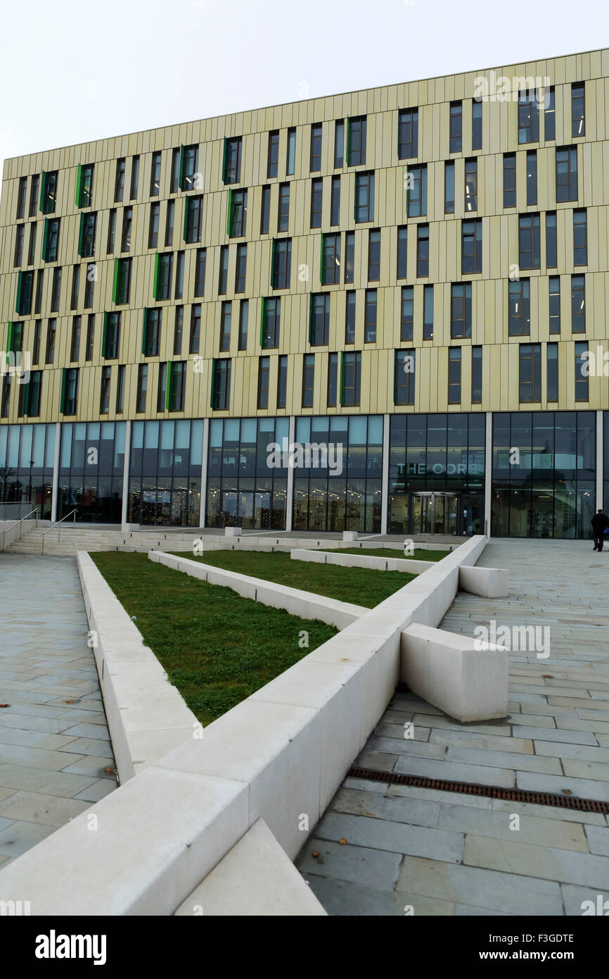 The Core building at Blue Star Square in Newcastle-upon-Tyne, UK. The ...