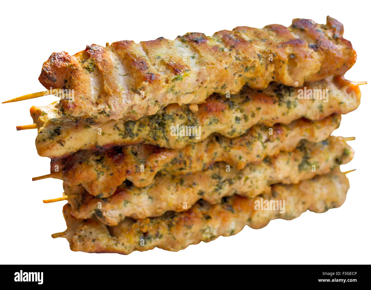 Kebab, skewer, grill, grilled, shashlik, lamb, chicken, turkish, plate ...