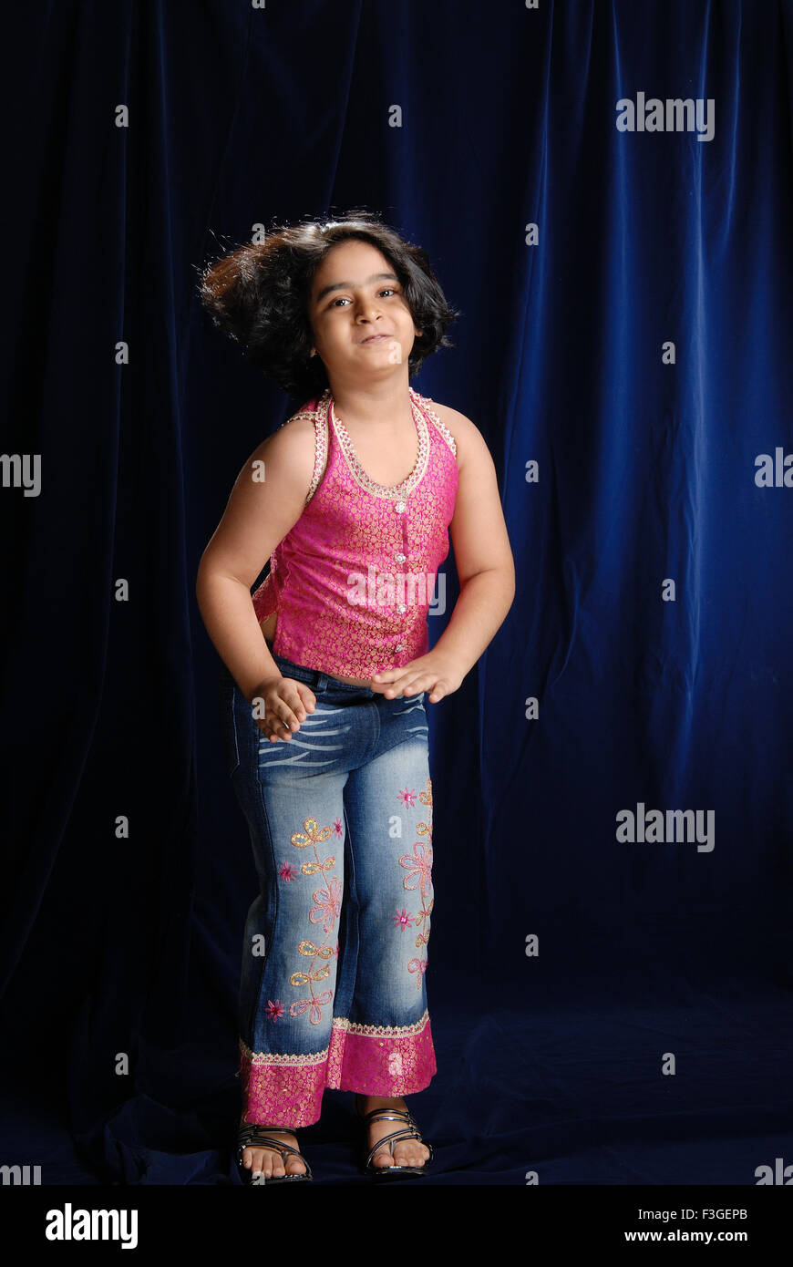 Girl dancing, MR#719B Stock Photo - Alamy