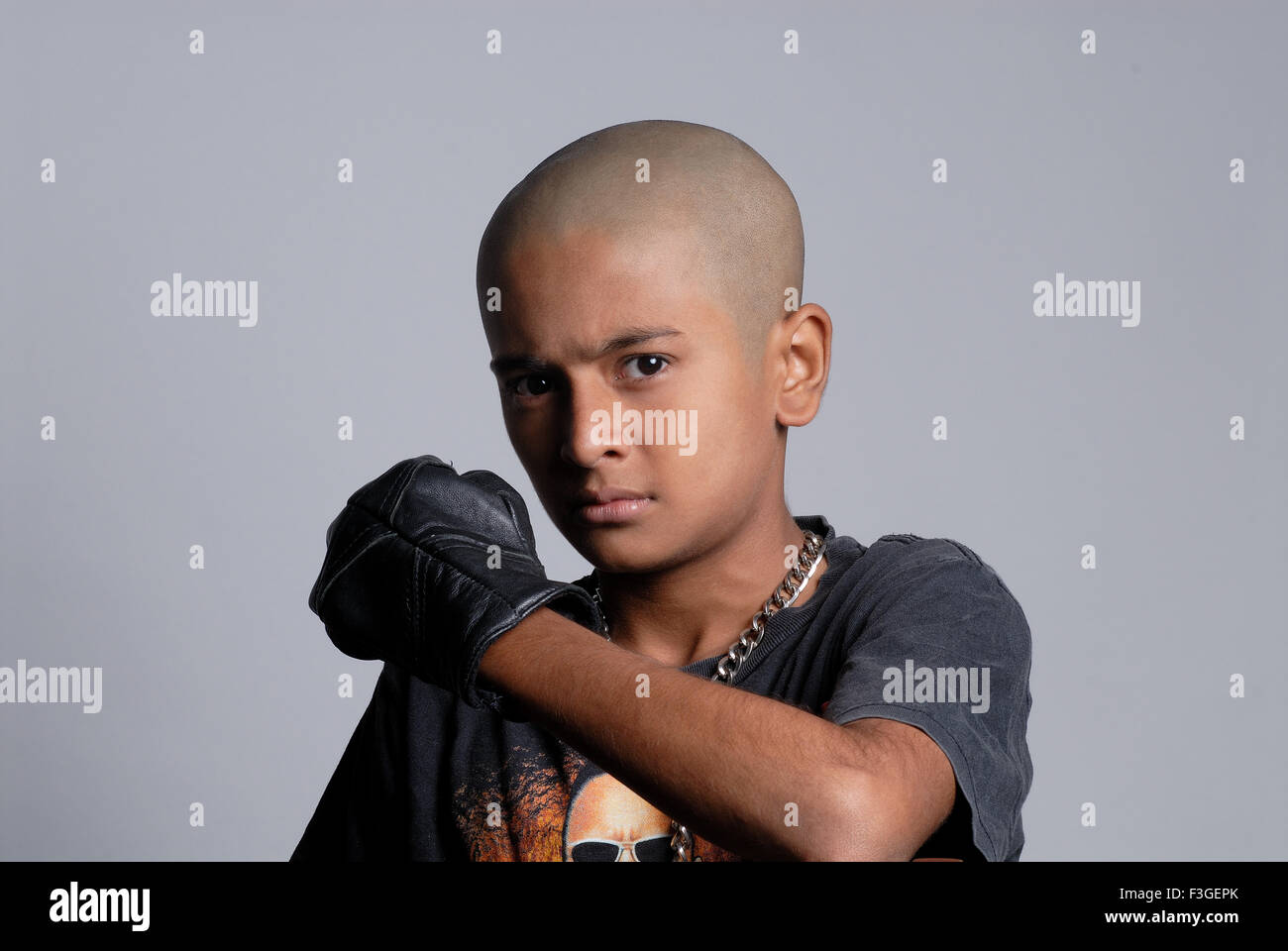 bald boy , MR#719 Stock Photo - Alamy