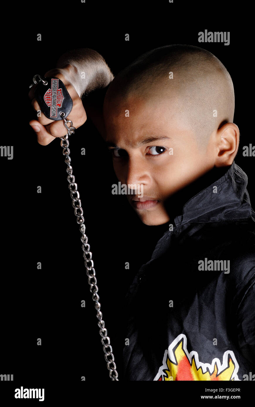 South asian indian bald boy hi-res stock photography and images - Alamy