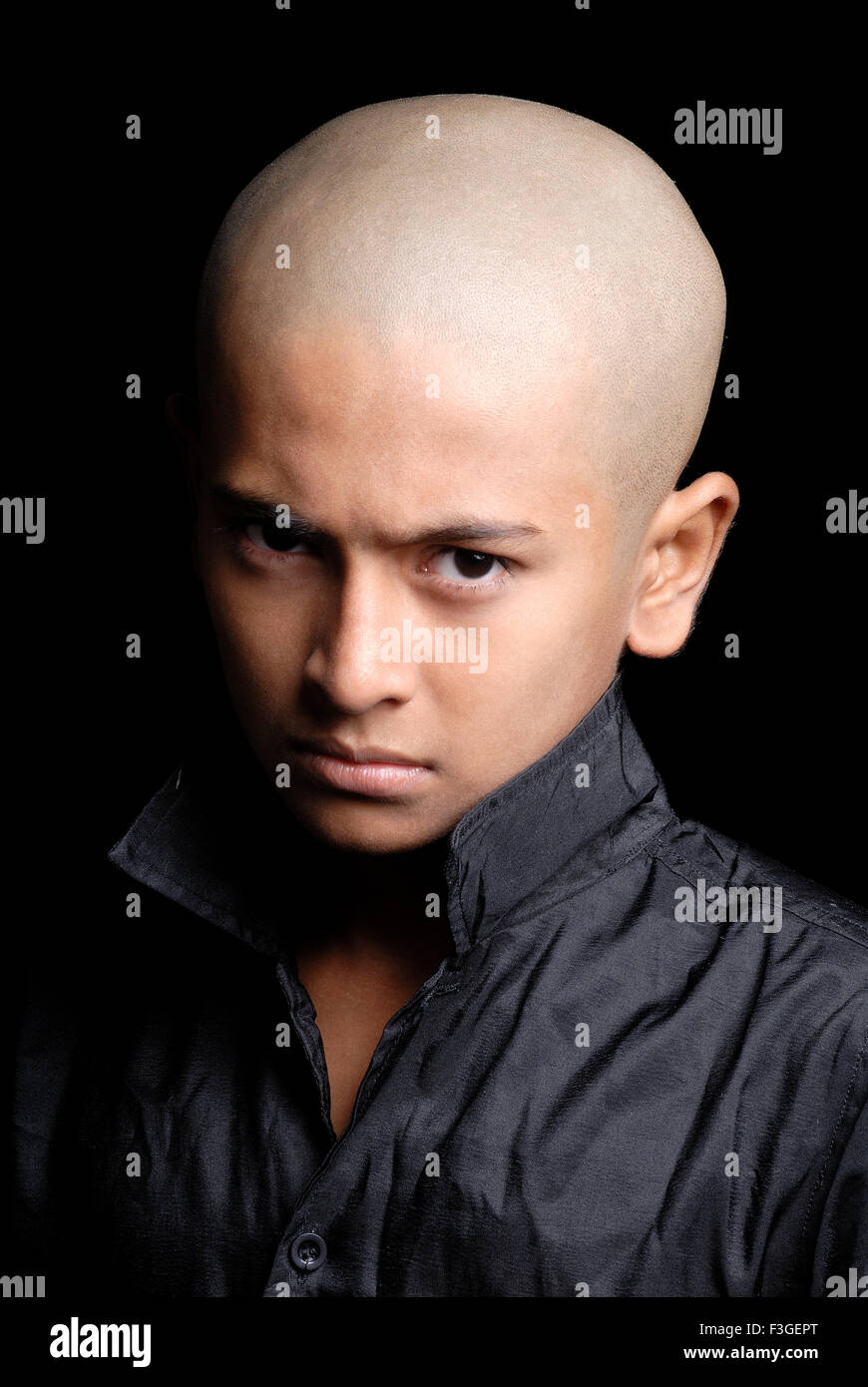 bald boy , MR#719 Stock Photo - Alamy