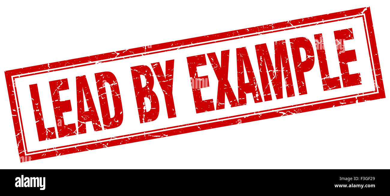 Lead by example seal hi-res stock photography and images - Alamy