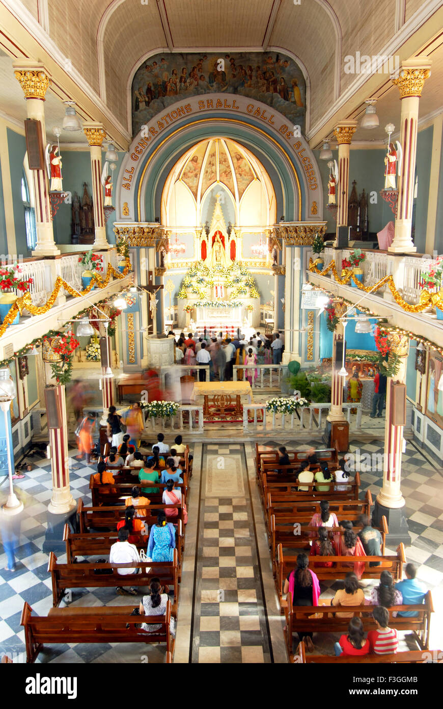 Christmas celebration at Mount Marry Church ; Bandra ; Bombay now ...