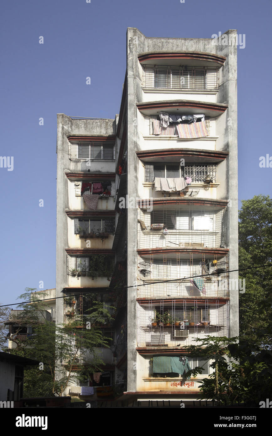 Building at Somvari bazaar street Mulund ; Bombay Mumbai ; Maharashtra ...
