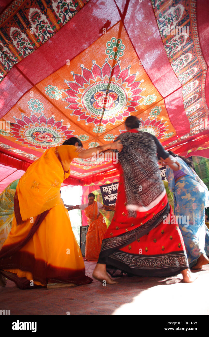 Festival of dance women participating group dance stage promotion ...