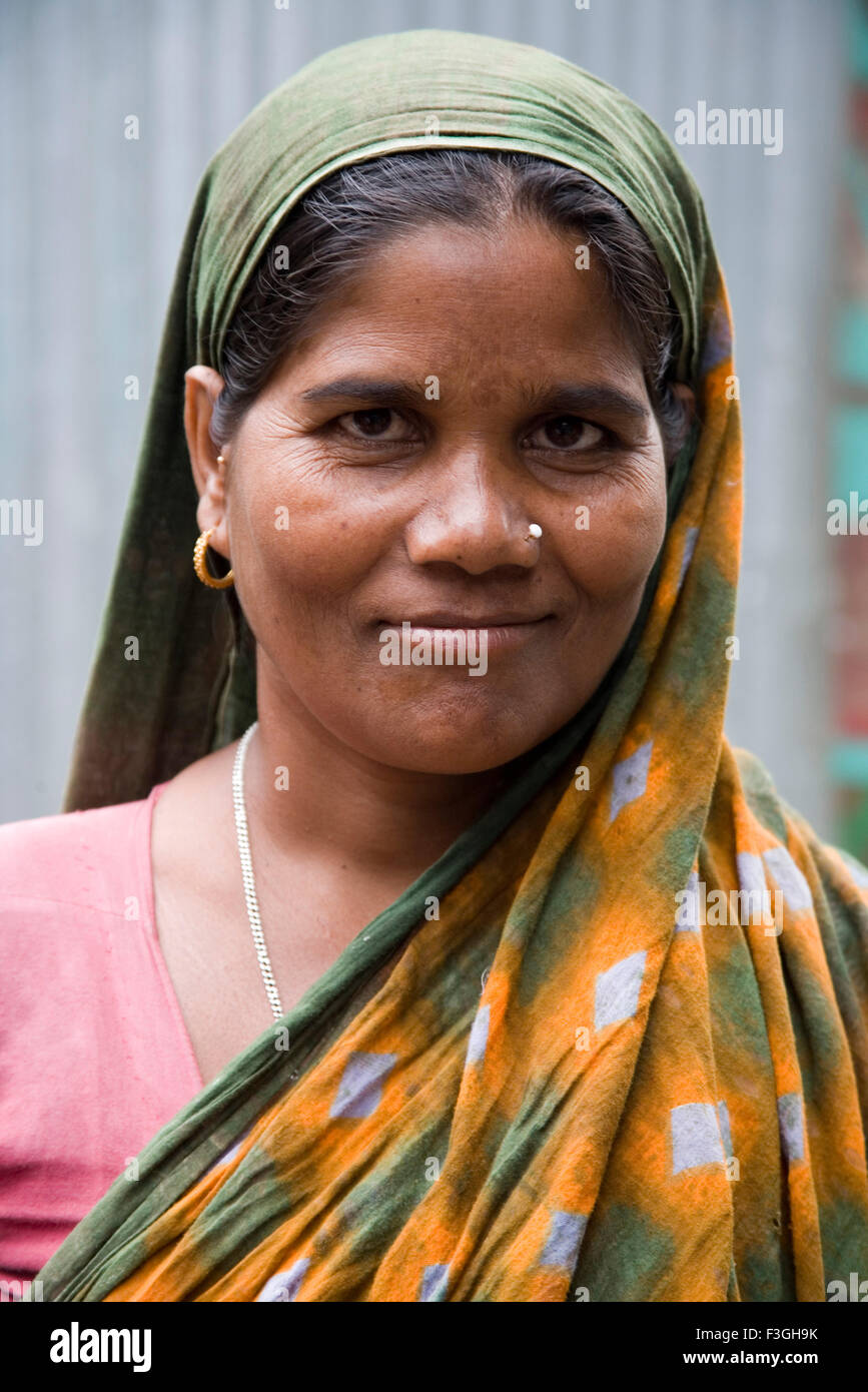 Rural woman smiling ; district Manik gunj ; Bangladesh Stock Photo - Alamy