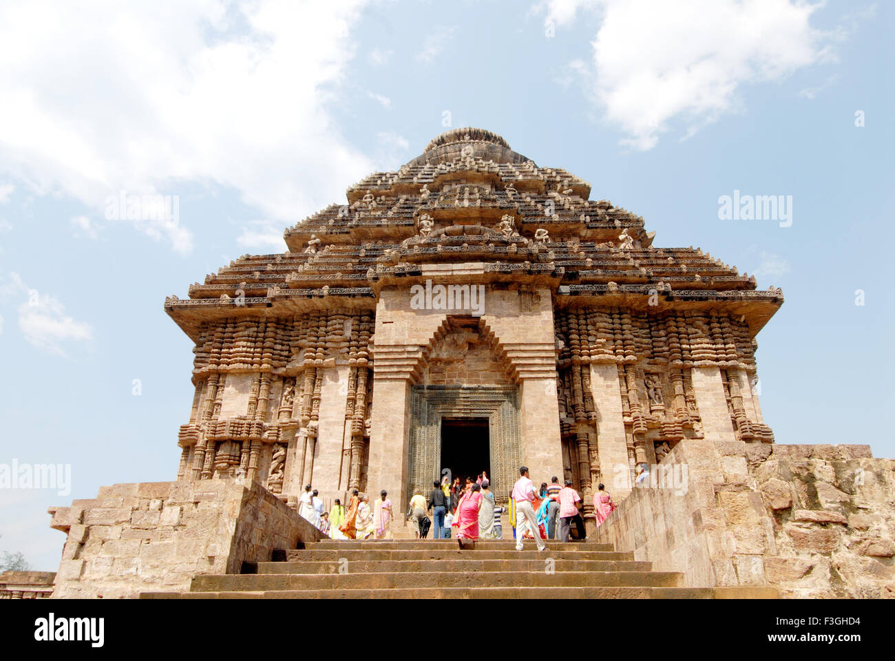 Konarak sun temple ; Konarak ; Bhubaneswar ; Orissa; India Stock Photo ...