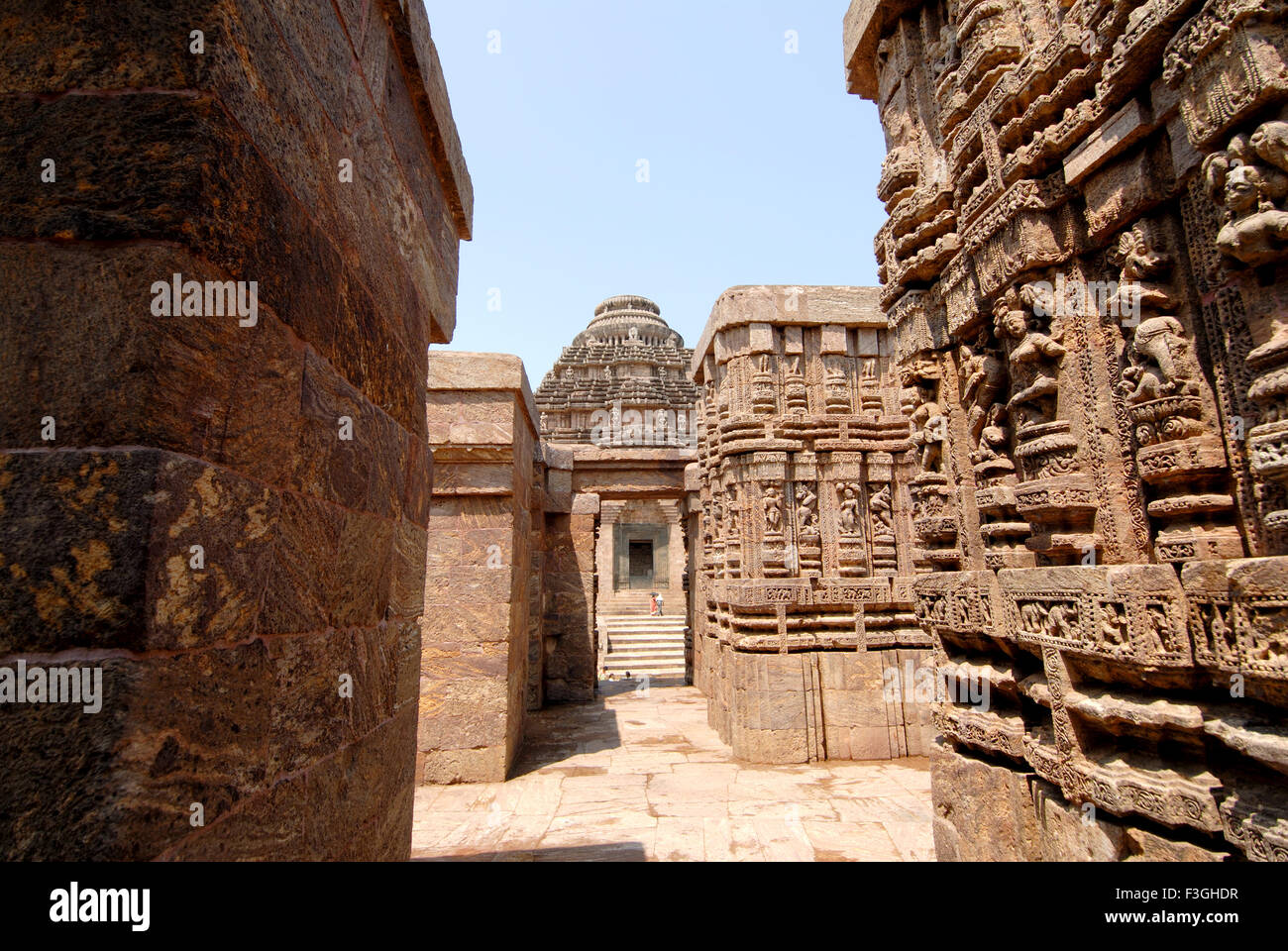 Konarak sun temple ; Konarak ; Bhubaneswar ; Orissa; India Stock Photo ...
