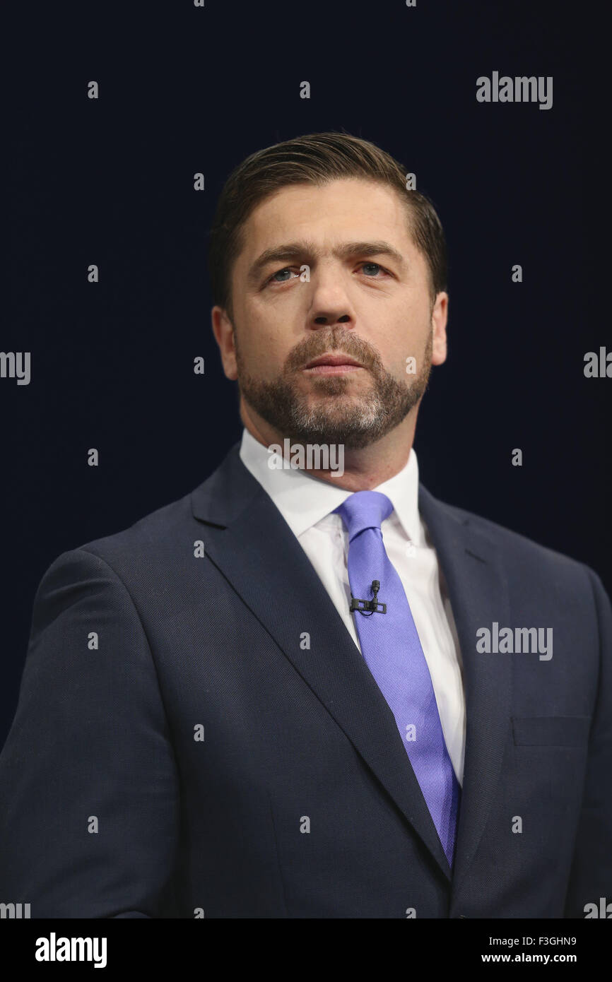 Manchester, UK. 7th October, 2015. Stephen Crabb Mp Secretary Of State ...