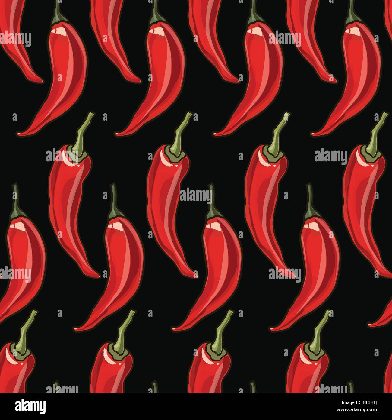 Seamless chili pepper background Stock Vector Image & Art - Alamy