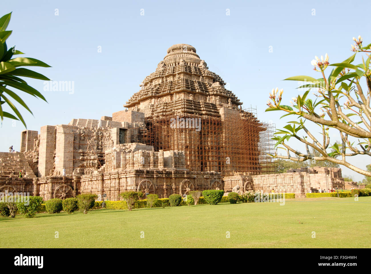 Konarak sun temple ; Konarak ; Bhubaneswar ; Orissa ; India Stock Photo ...