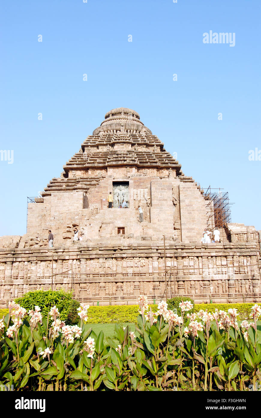 Konarak sun temple ; Konarak ; Bhubaneswar ; Orissa ; India Stock Photo ...