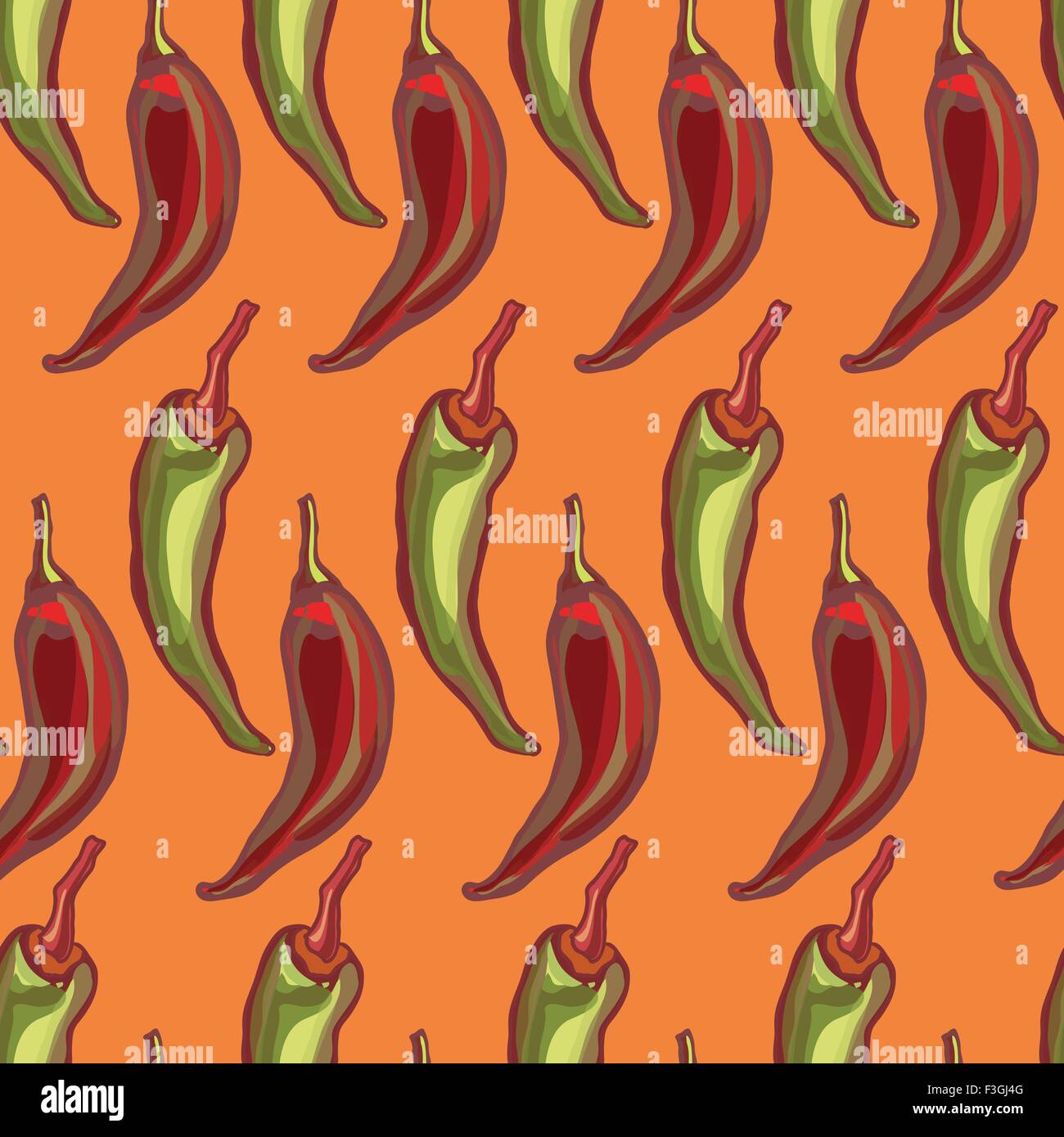 Seamless chili pepper background Stock Vector Image & Art - Alamy