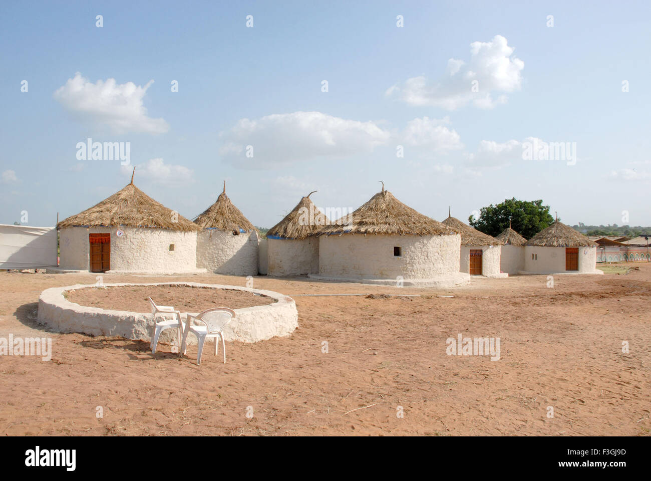 Kuba Kutchi Hut in Gujarat Tourism ; Tarnetar Fair ; Gujarat ; India ...