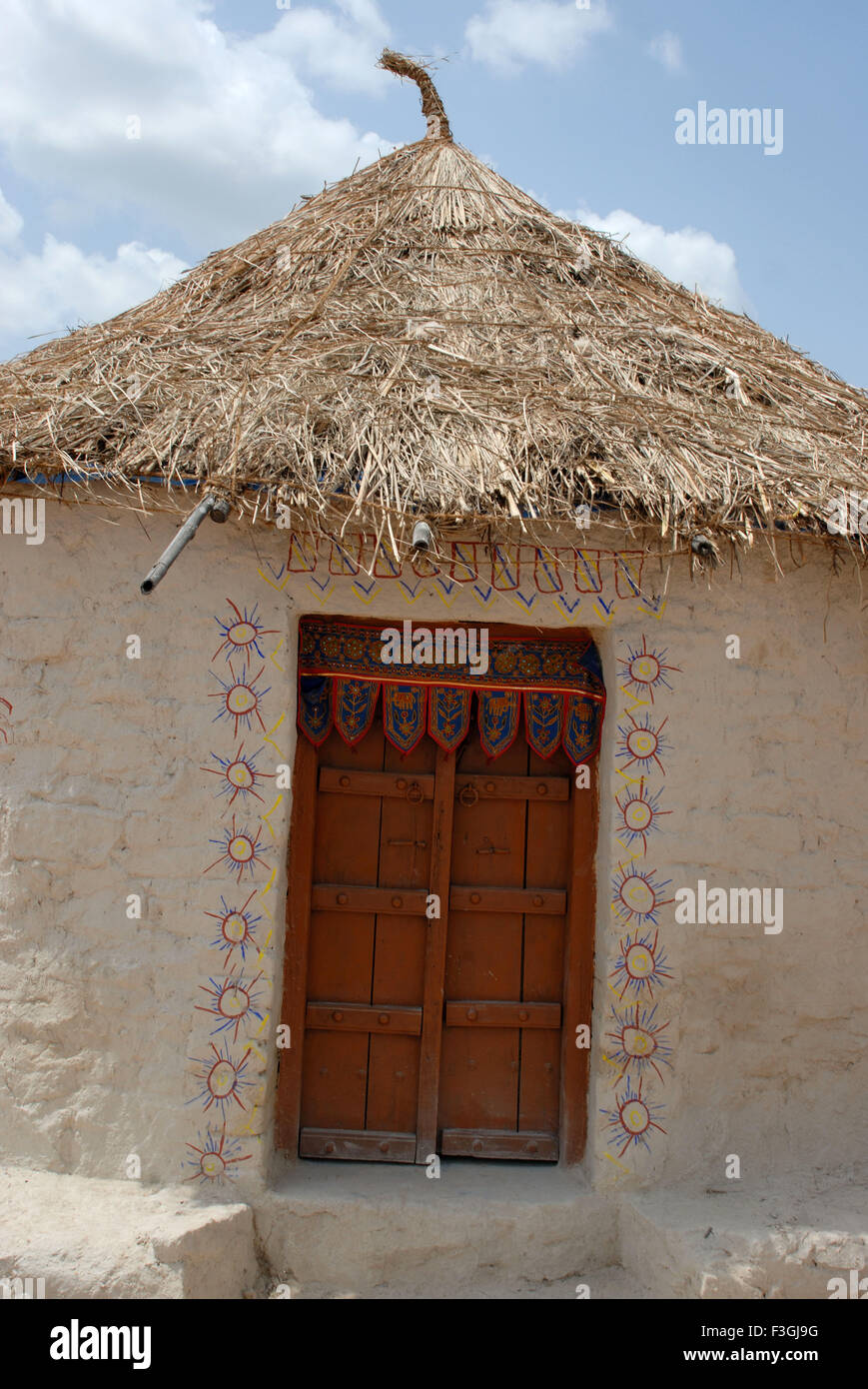 Kuba Kutchi Hut in Gujarat Tourism ; Tarnetar Fair ; Gujarat ; India ...