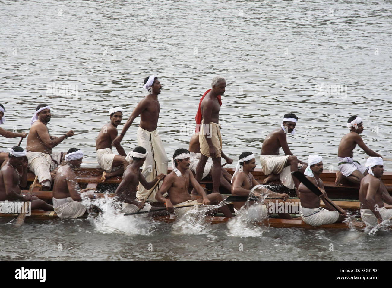 Aranmula Vellamkali boat race ; Aranmula ; Kerala ; India Stock Photo ...
