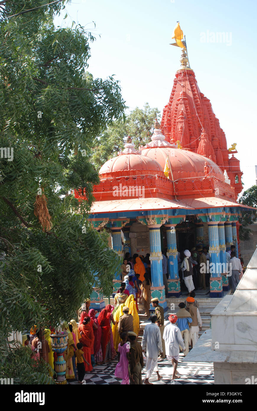 Jagatpita Brahma temple ; Pushkar ; Rajasthan ; India - shi 141847 ...