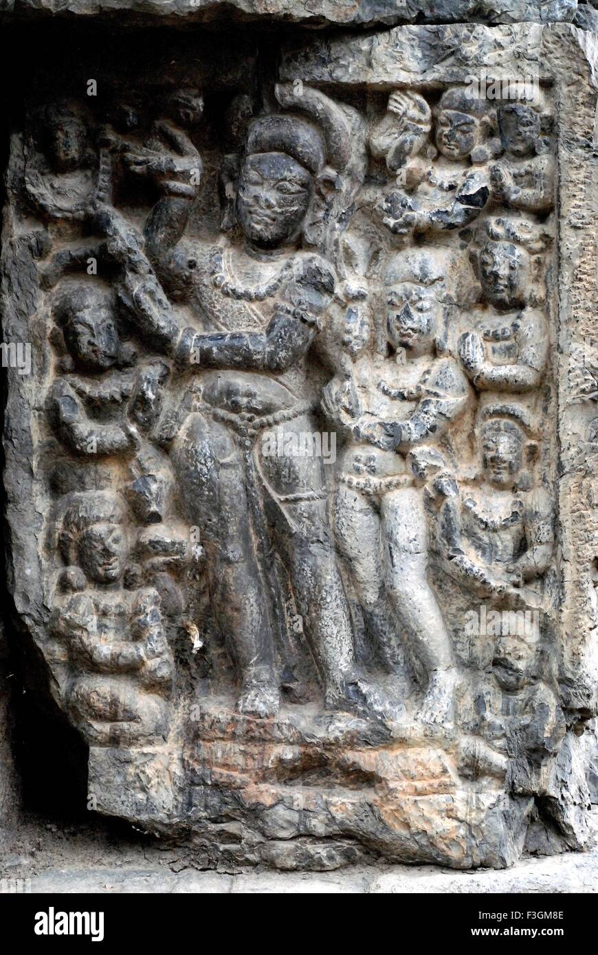 Ruins of ancient temple Avantipur believed to built in honor of Mahadev ...