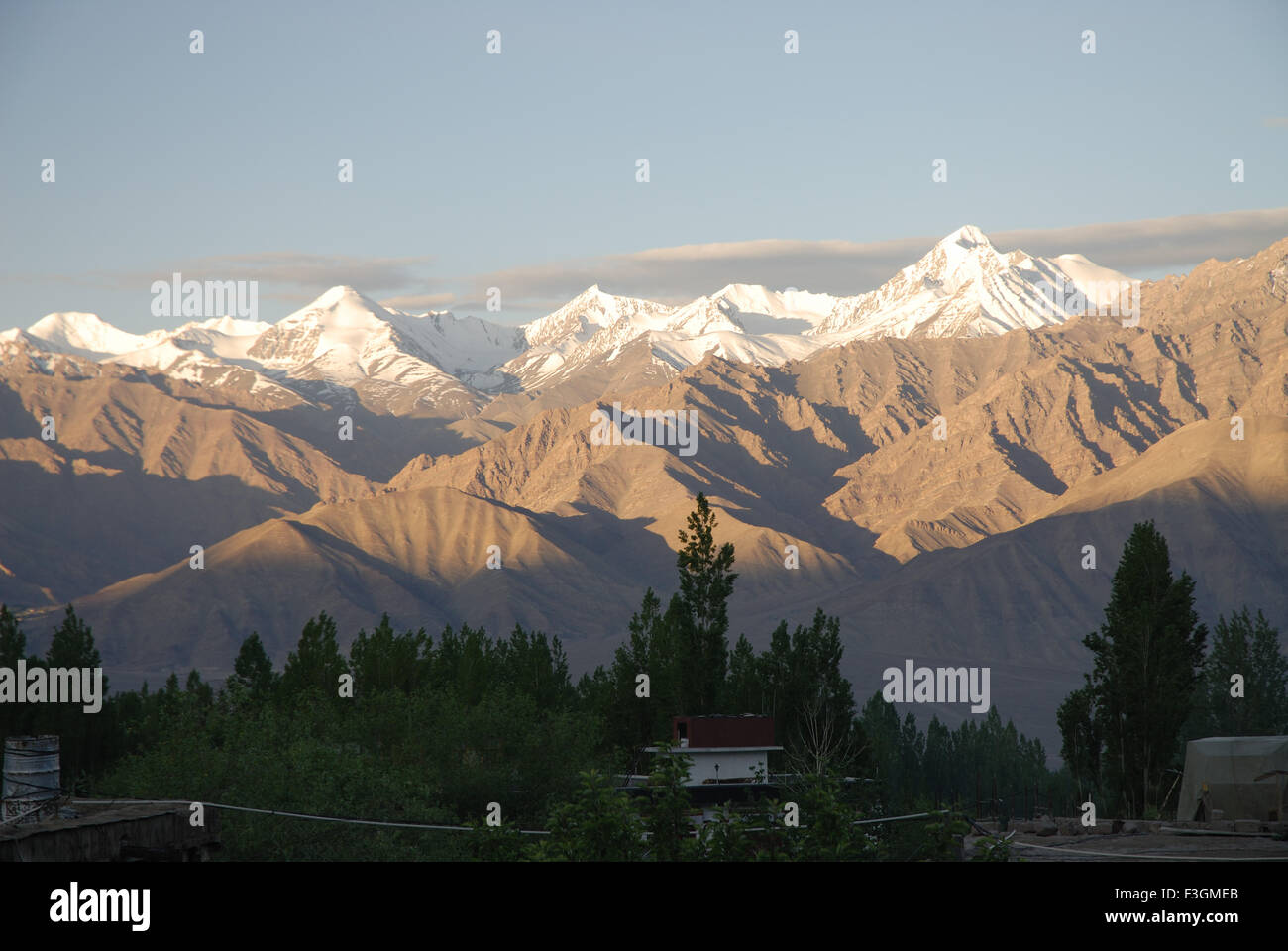 Stok Kangra snow peaks at Leh ; Ladakh ; Jammu & Kashmir ; India Stock ...