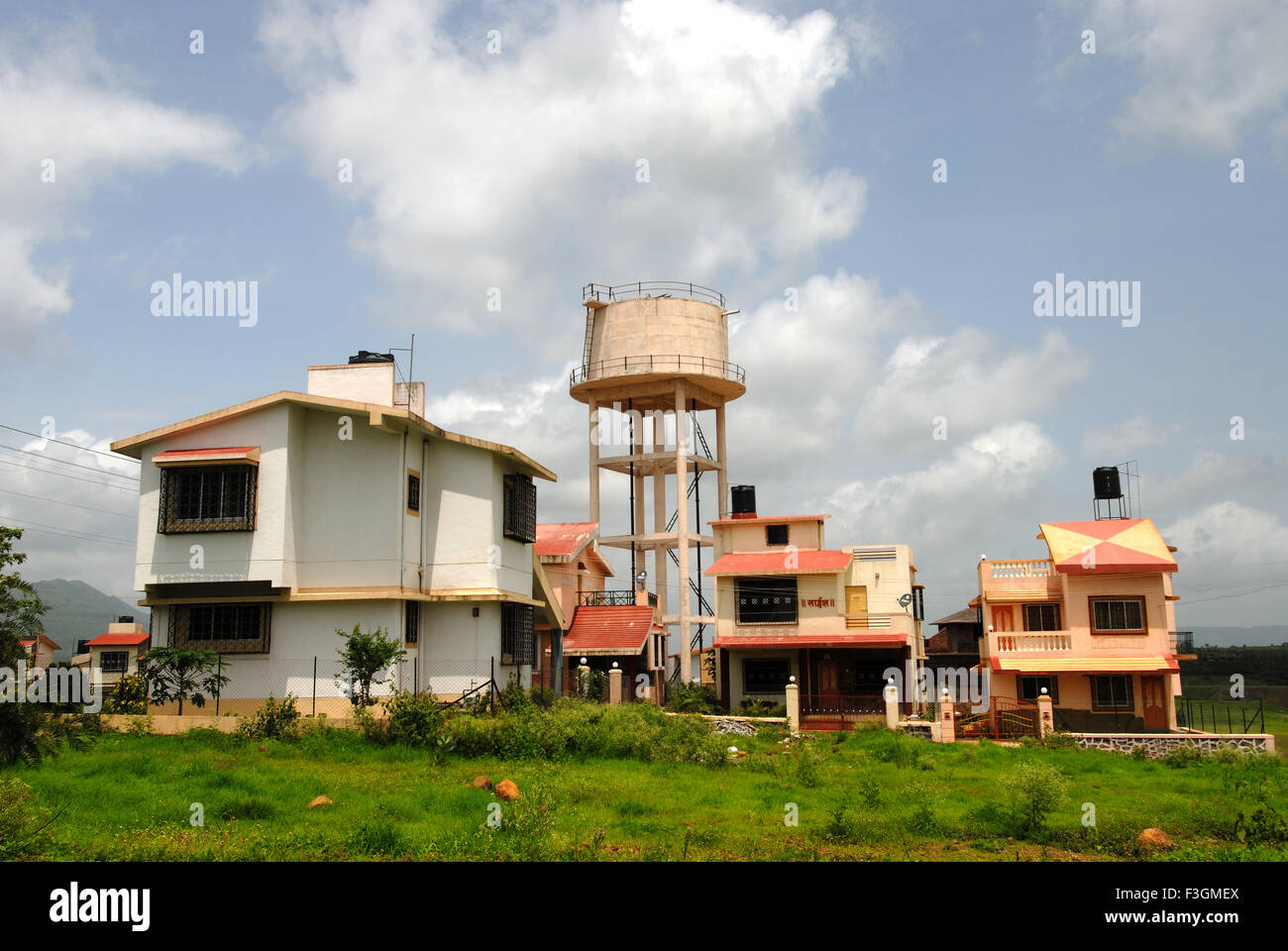 Residential bungalow ; Talegaon ; Pune ; Maharashtra ; India Stock ...