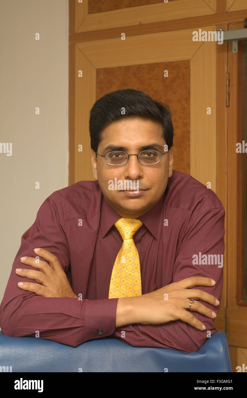 Ashish Jhunjhunwala Chairman Cum Managing Director Ramsarup Group NO MR Stock Photo - Alamy