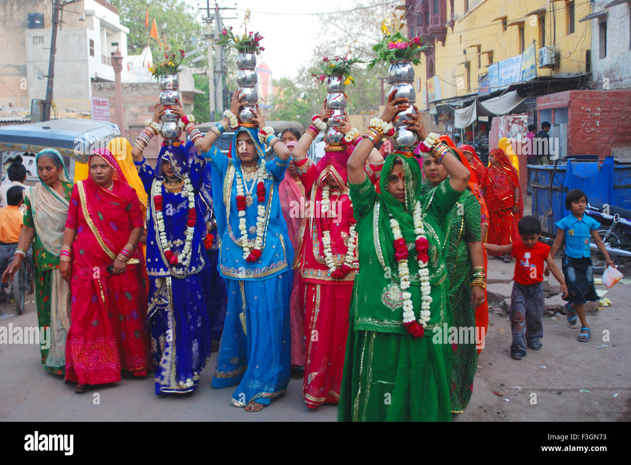 Gangaur festival jodhpur rajasthan india hi-res stock photography and ...