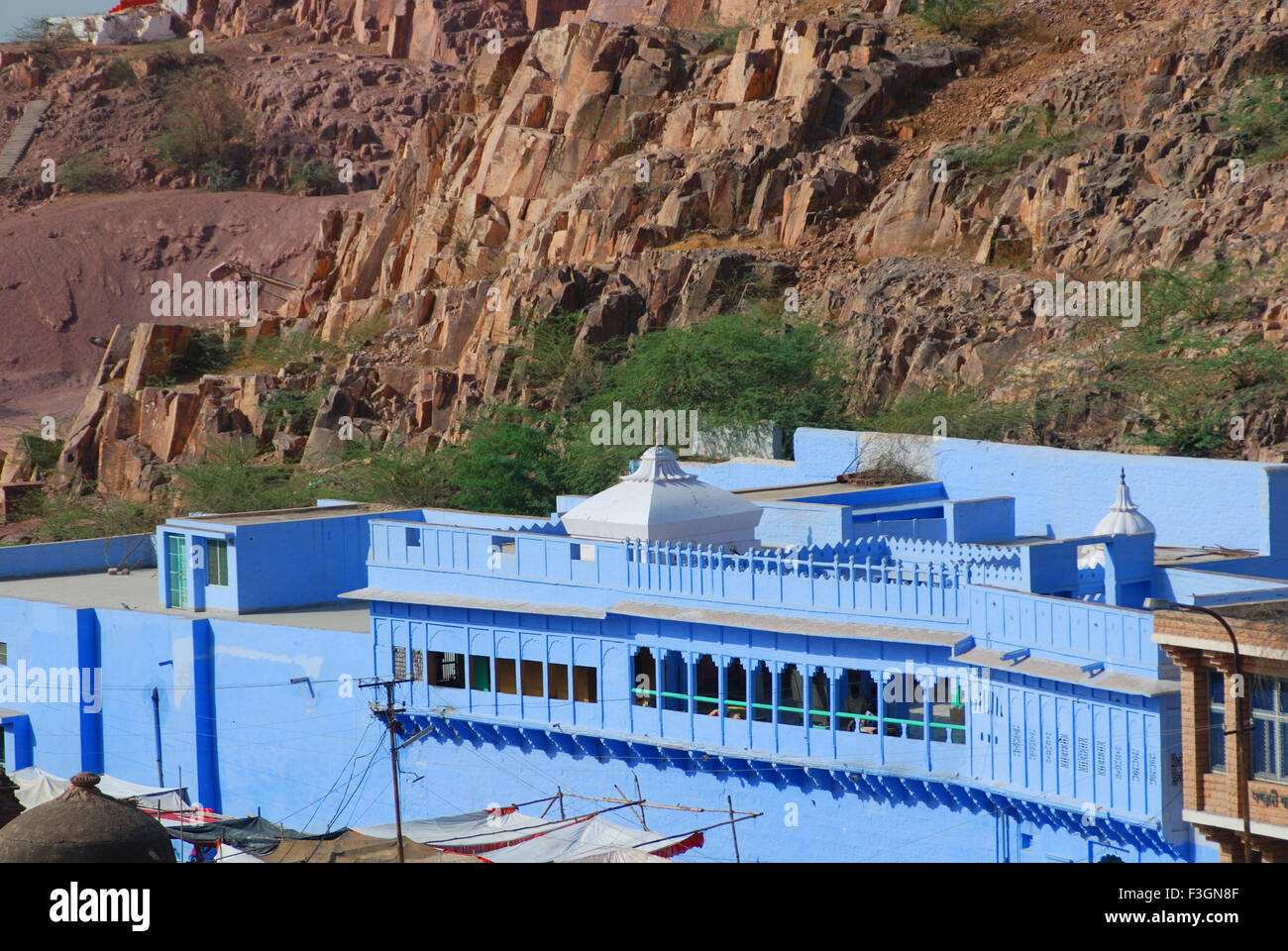Blue house, Jodhpur, Rajasthan, India, Asia Stock Photo - Alamy