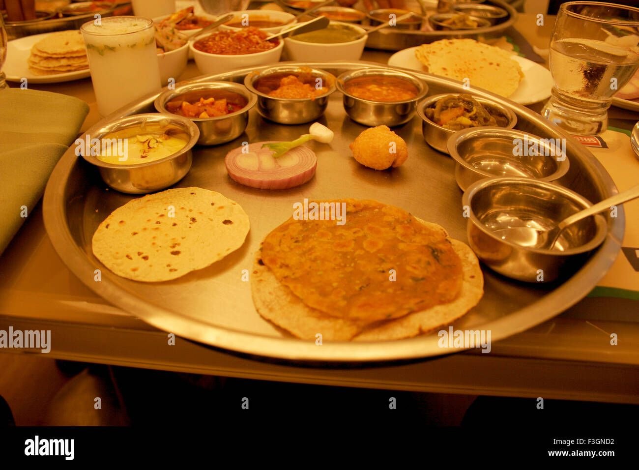 Gujrati thali hi-res stock photography and images - Alamy