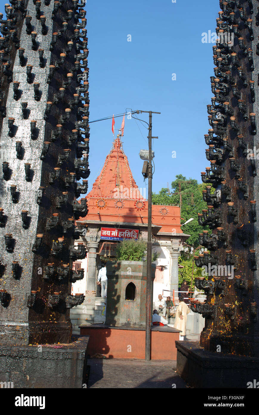 Harsiddhi temple hi-res stock photography and images - Alamy