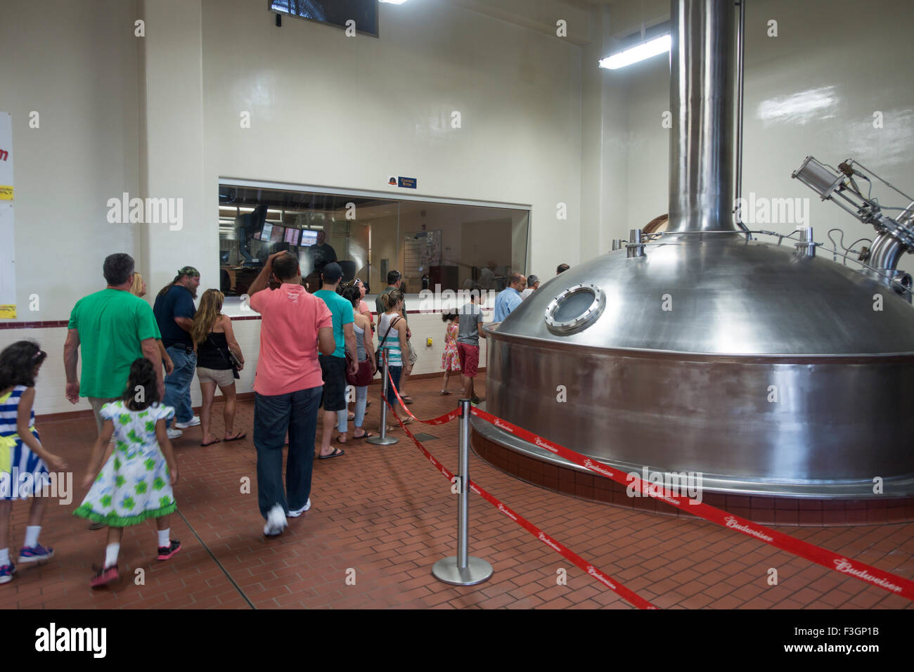 Budweiser brewery tour in Merrimack New Hampshire Stock Photo - Alamy