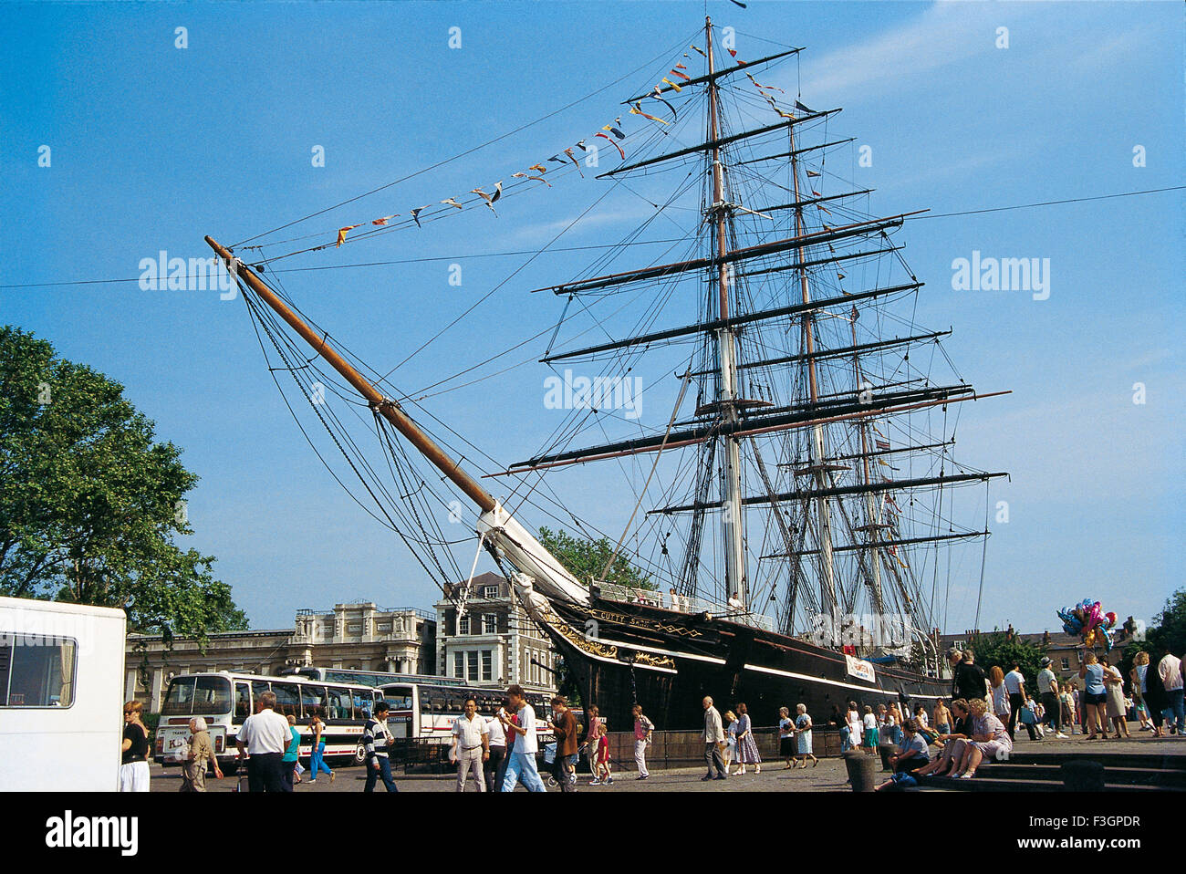 Greenwich ; Cutty Sark Clipper Ship ; London ; U.K. United Kingdom ...